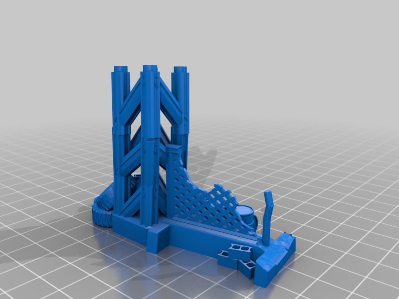 Download free STL file Gaslands - Junk Pile Gate Markers • 3D print ...
