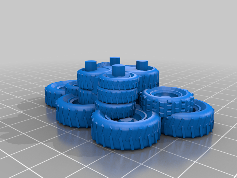 Download free STL file Gaslands - Junk Pile Gate Markers • 3D print ...