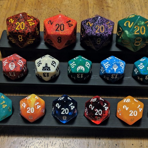 Download free STL files Modular Dice Display Shelves ・ Cults