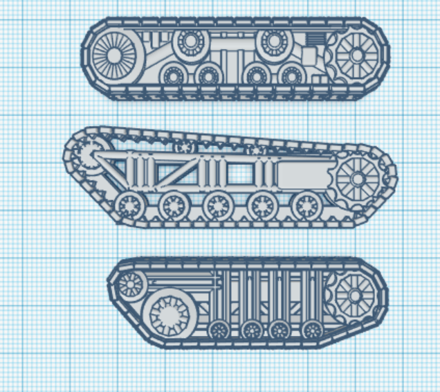 Free STL file Gaslands - Tank Tread Upgrades・3D print object to ...
