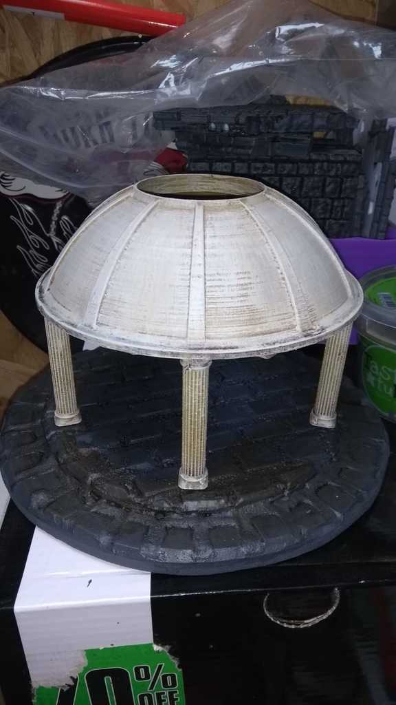 Free STL file Temple Dome・3D print design to download・Cults