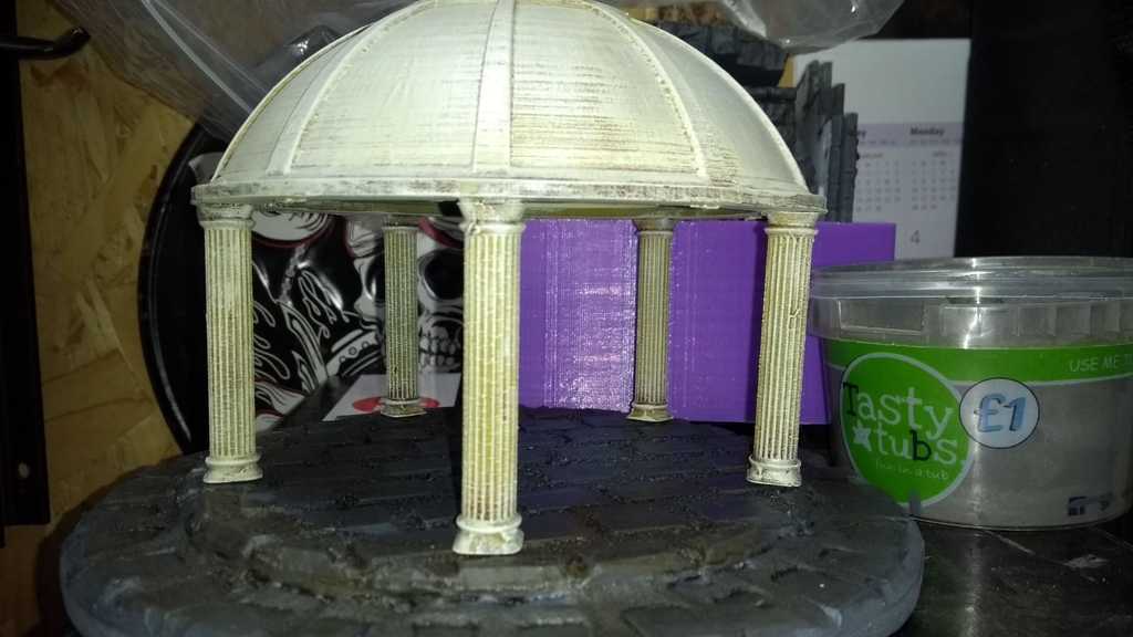 Free STL file Temple Dome・3D print design to download・Cults