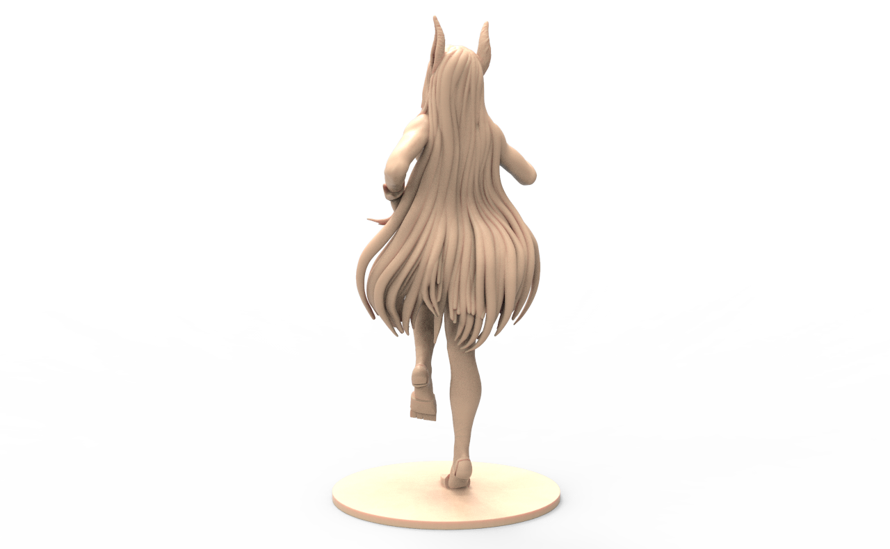 Fichier STL Mirko (Boku no hero Academy)・Modèle à imprimer en 3D à ...