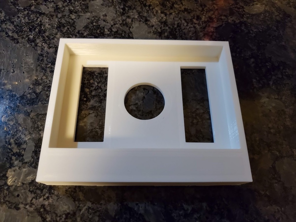 Free 3D file Curved Lithophane Light Base with extra finger holes ...