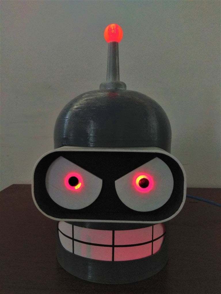 Archivo STL gratis ROBOT MALO (BENDER) 🤖・Objeto de impresión 3D para ...