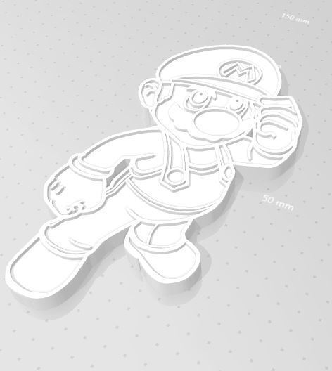STL file Mario stand decoration plate・3D print design to download・Cults