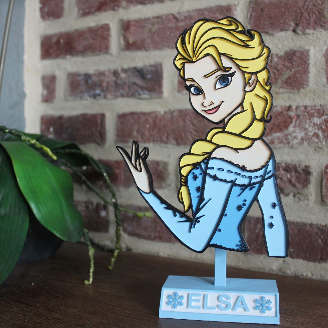 STL-Datei ELSA STAND DECORATION PLATE・3D-druckbare Vorlage zum ...