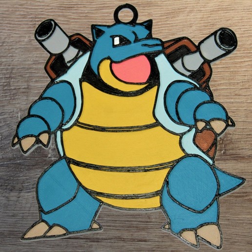 Download 3D model 3 Ornaments Pokemon Starter Gen 1 water ・ Cults