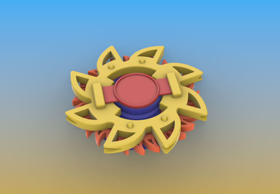 3D file Beyblade Sun・3D printable model to download・Cults