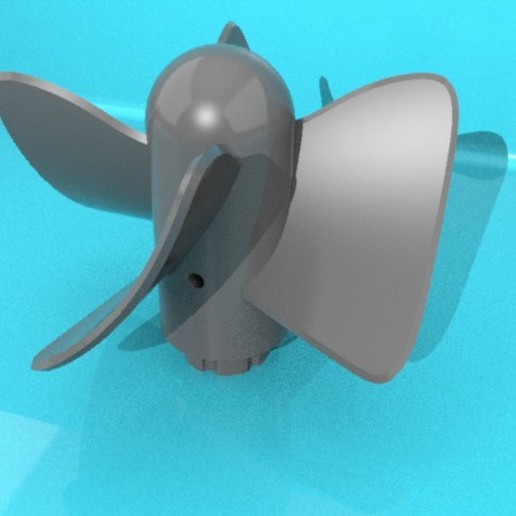 Download STL file Small boat propeller • 3D printing template ・ Cults