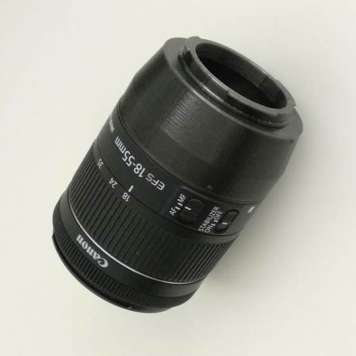Download 3D printer designs Canon lens adapter to Sony E cameras ・ Cults