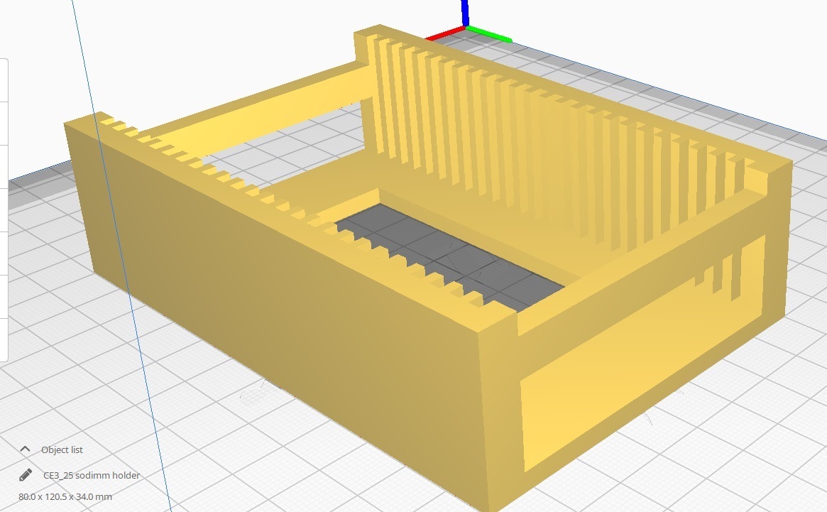 STL file 25 DIMM RAM (laptop memory) tray / storage / holder・3D ...