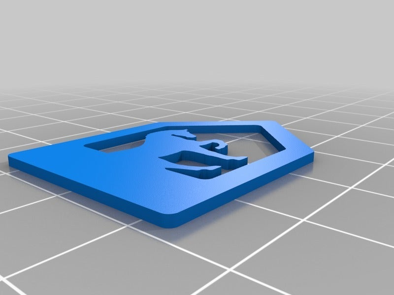Free STL file Page and line horse tracker・3D printing model to download ...