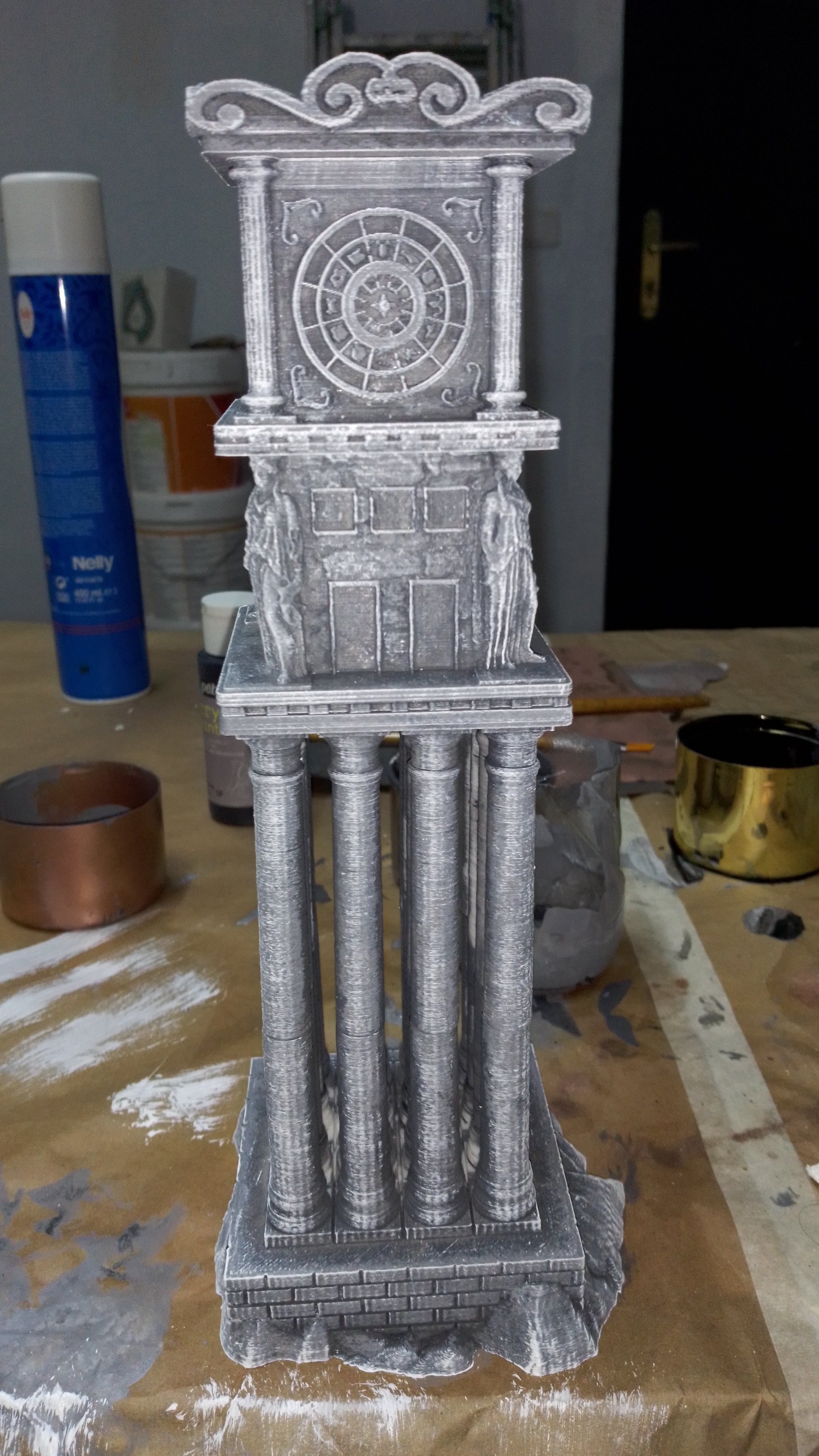 Archivo STL gratuito saint seiya torre reloj santuario 🎲・Design para ...