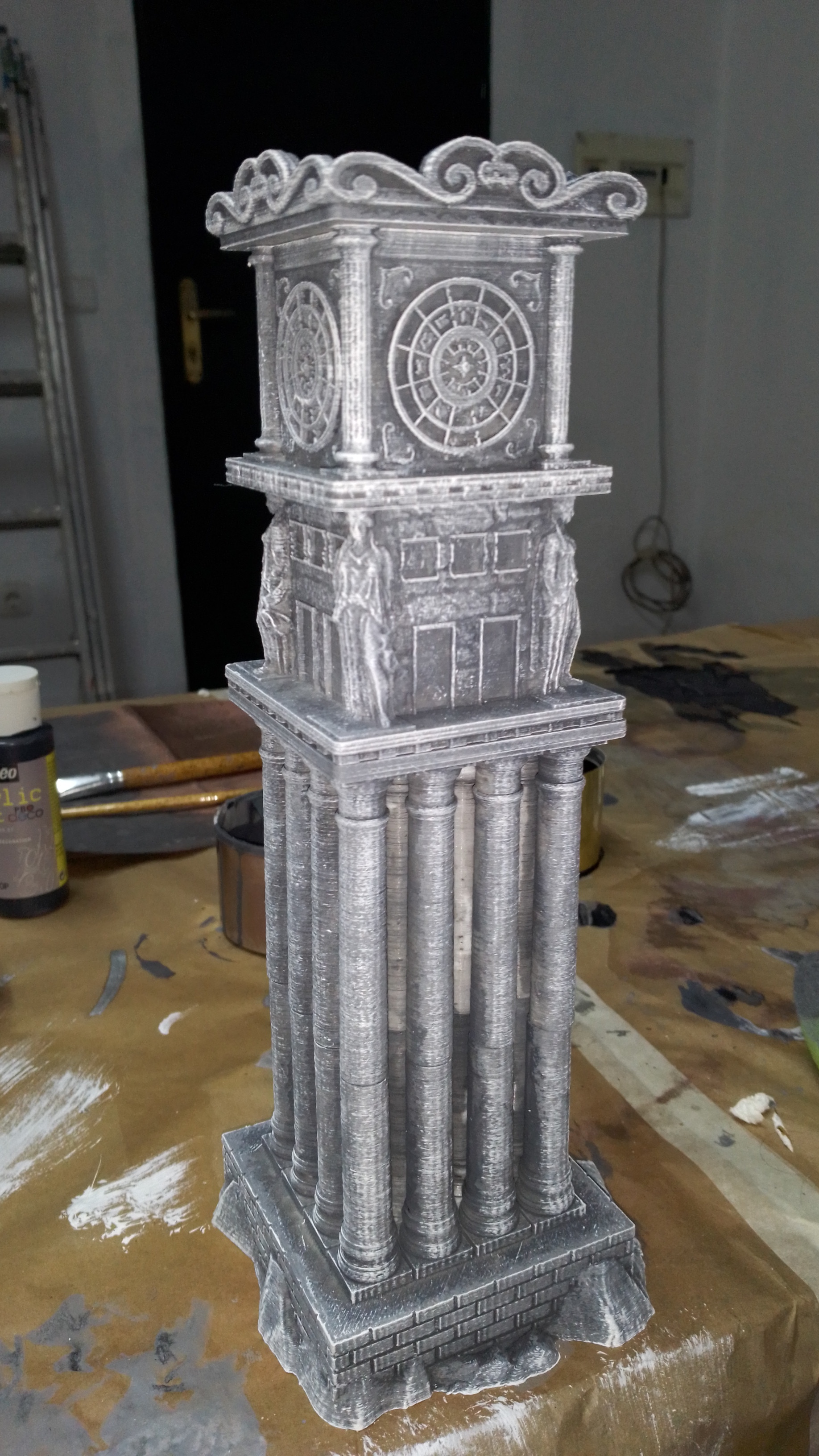 Archivo STL gratuito saint seiya torre reloj santuario 🎲・Design para ...