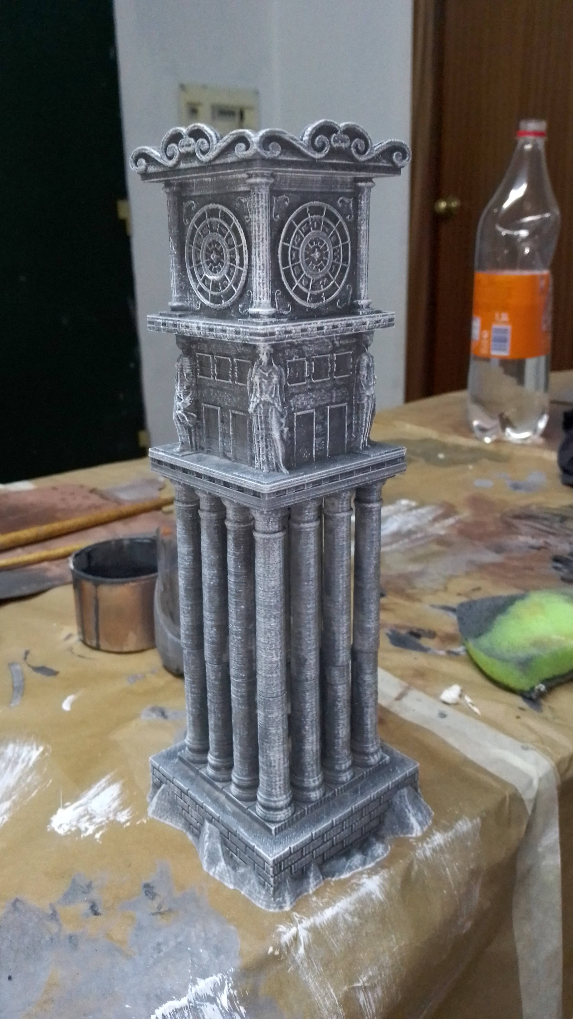 Archivo STL gratuito saint seiya torre reloj santuario 🎲・Design para ...