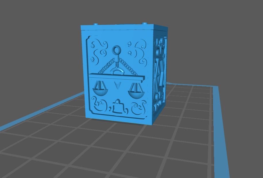 Free STL file saint seiya libra box・3D printing idea to download・Cults
