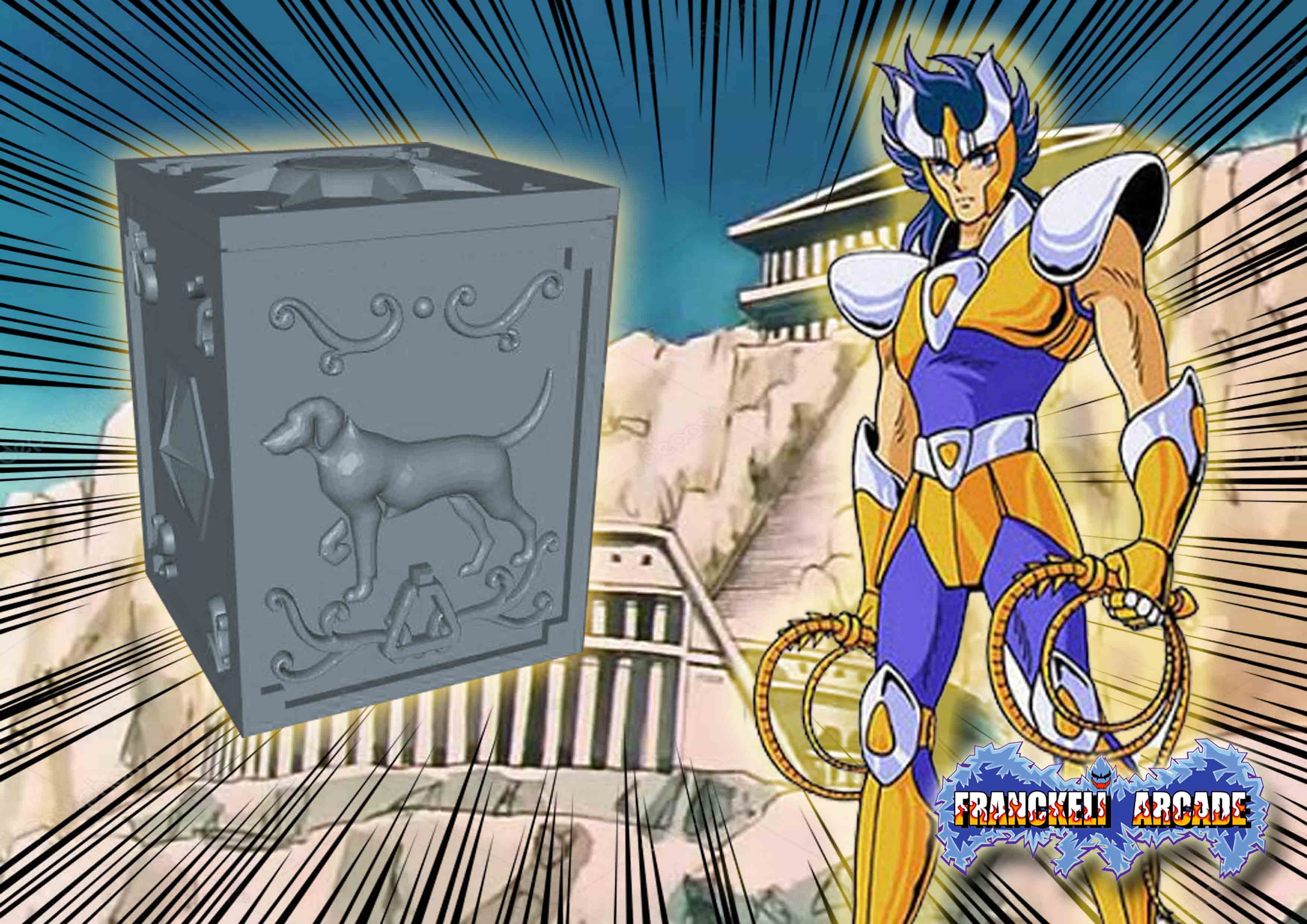 Free STL file saint seiya can menor plata・3D printer model to download ...