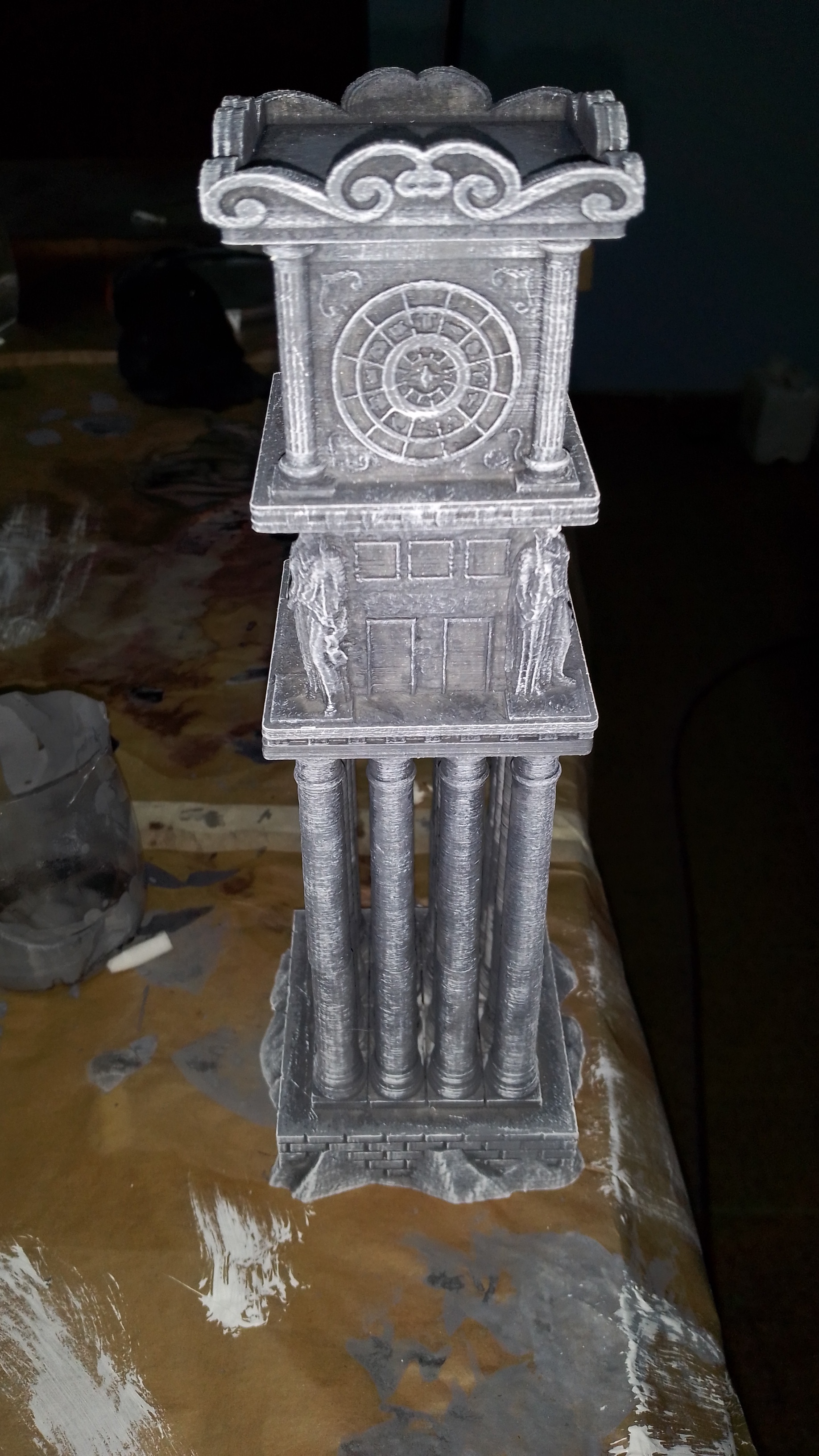Archivo STL gratuito saint seiya torre reloj santuario 🎲・Design para ...