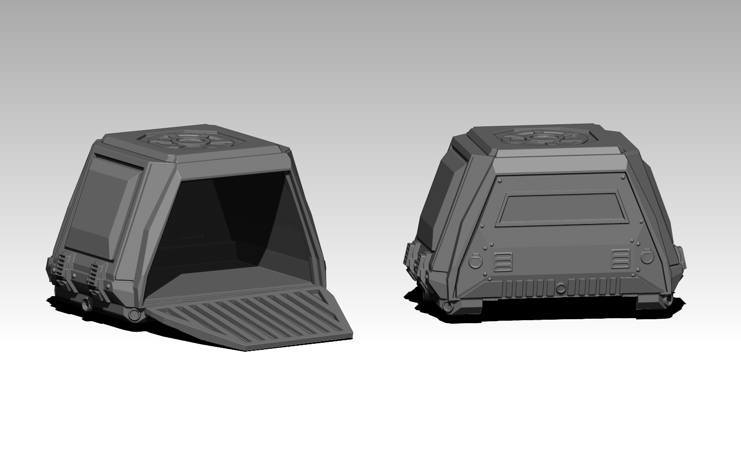 Free 3D file Cargo Pod ⚔・Model to download and 3D print・Cults