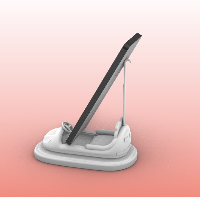 STL file Miniature Bumper Car Phone Holder and more...・3D printer model ...