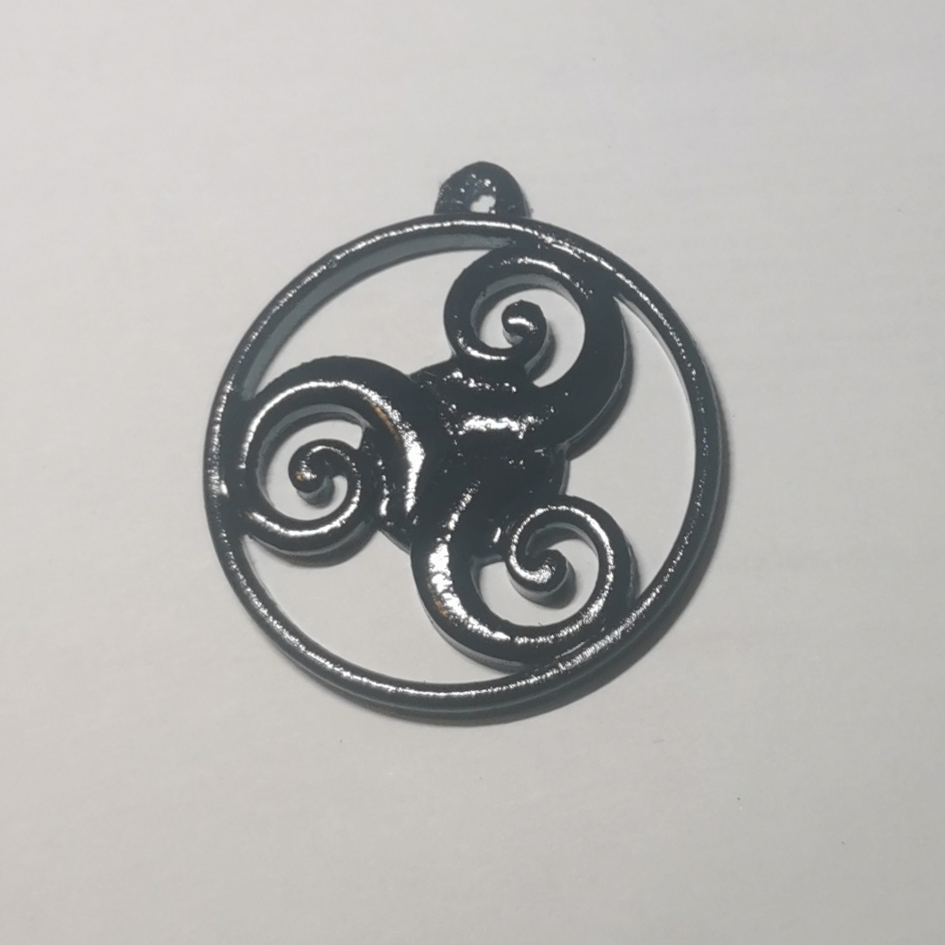 STL file Triskelion Key Holder・3D print object to download・Cults