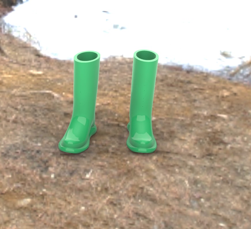 STL file Rubber Garden Boots・Template to download and 3D print・Cults