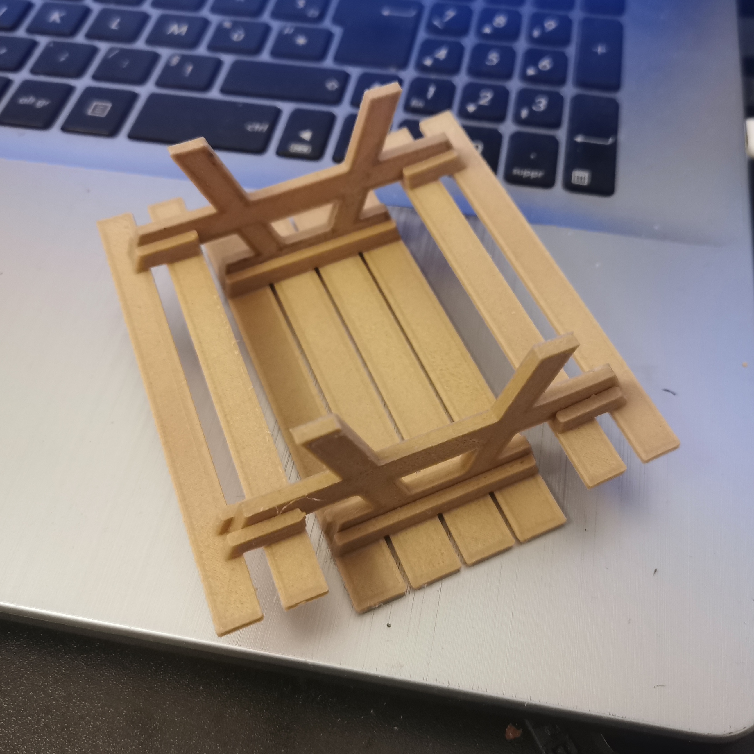 STL file Mini Pic Nic Table for Decoration・3D printable model to ...