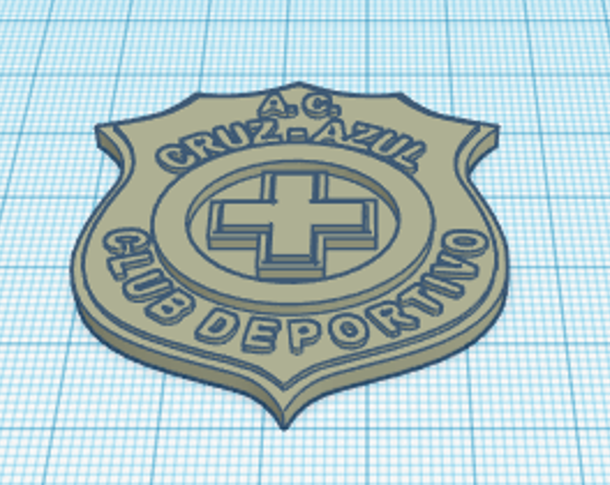 Файл STL Blue Cross Logo・3D-печатный дизайн для загрузки・Cults