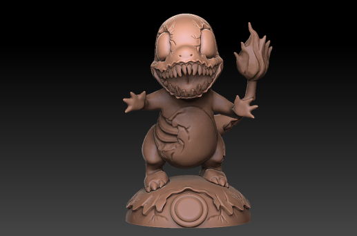 STL file Pokemon - Charmander Zombie Creepy Zombie・3D printer model to ...
