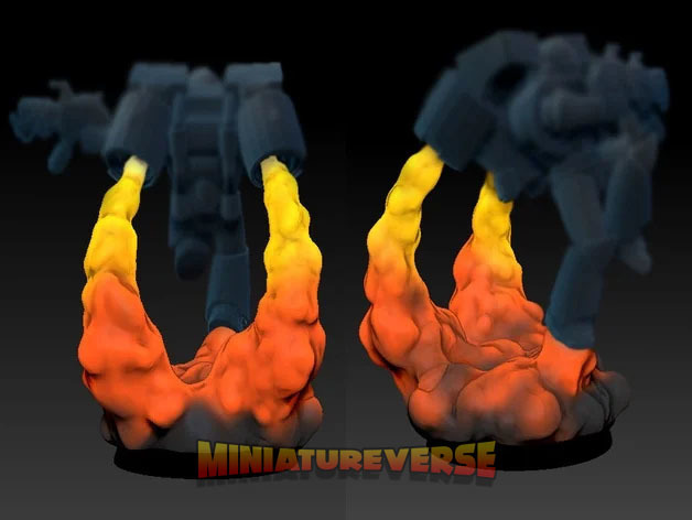 Free STL file Jetpack Trails・Design to download and 3D print・Cults