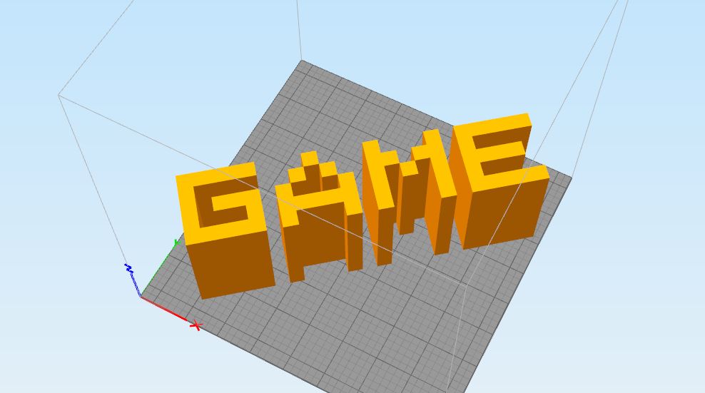Archivo STL Game Over Big Logo 🎲・Plan de impresora 3D para descargar・Cults