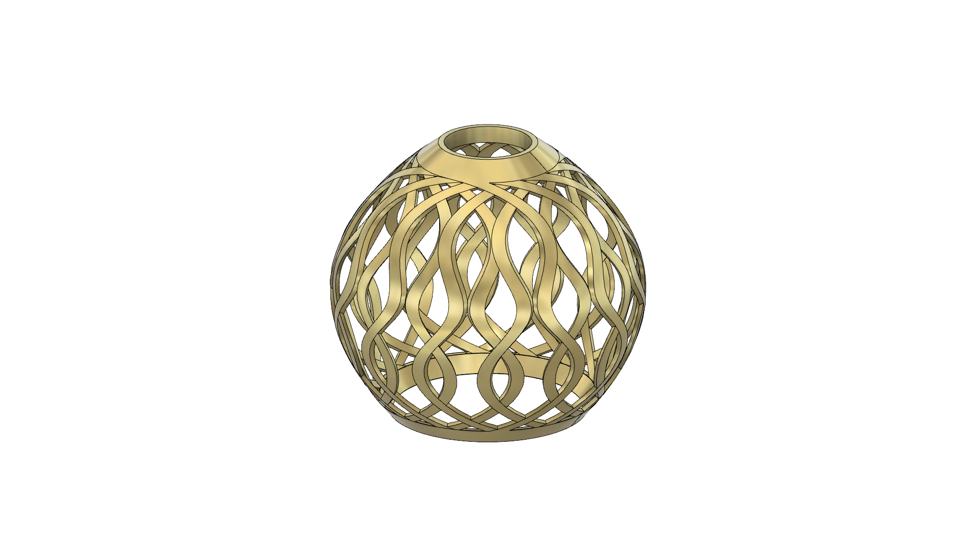 STL file Wavy pendant lamp・3D printable design to download・Cults