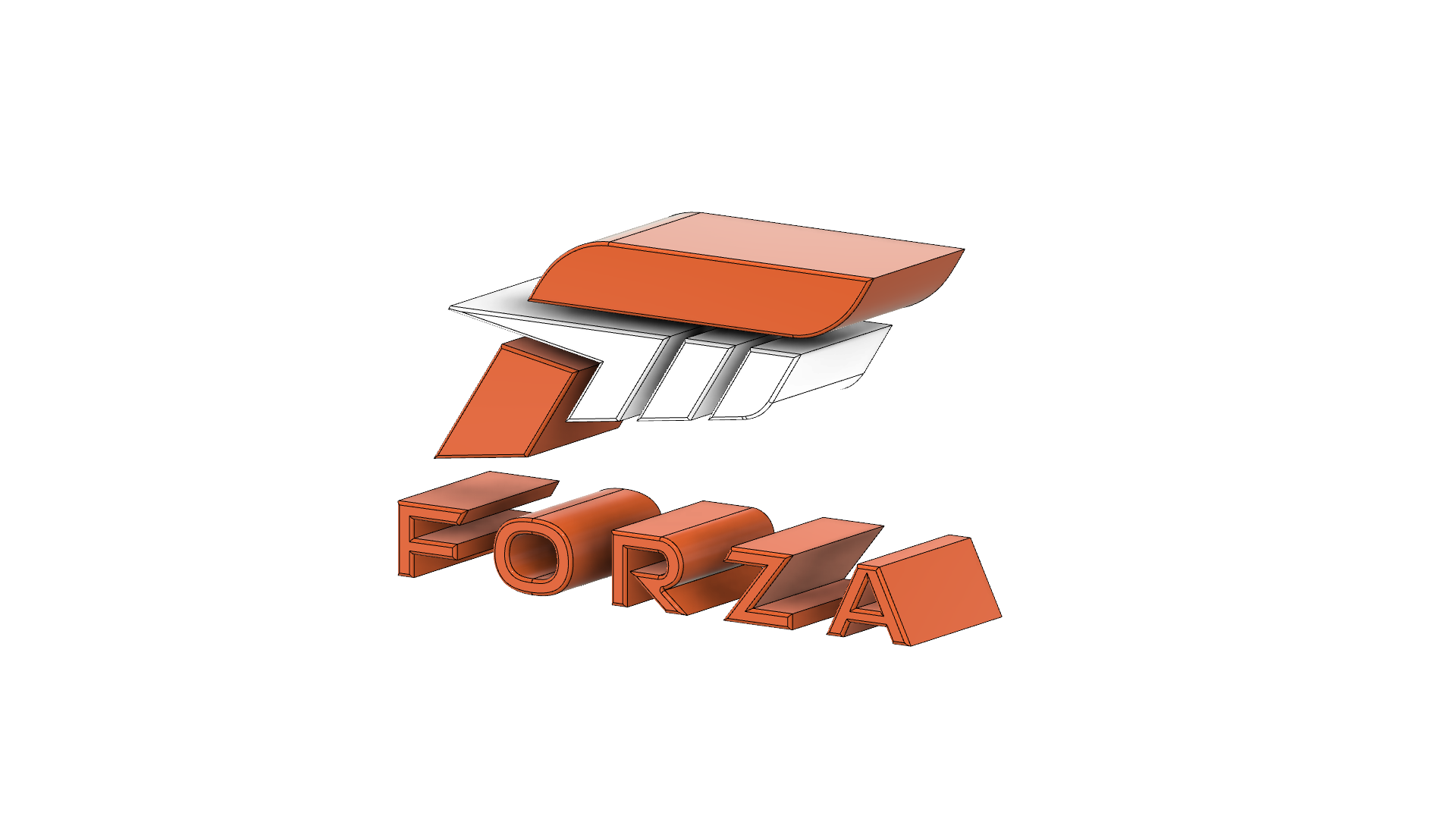 STL file Forza Motorsport Logo Stand・3D printable model to download・Cults