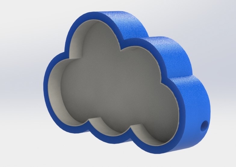STL file Cloud lamp / Lampara de nube・3D printable model to download・Cults
