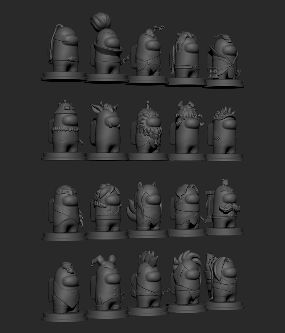 3D-Datei Among us- League of Legends pack・Vorlage für 3D-Druck zum ...