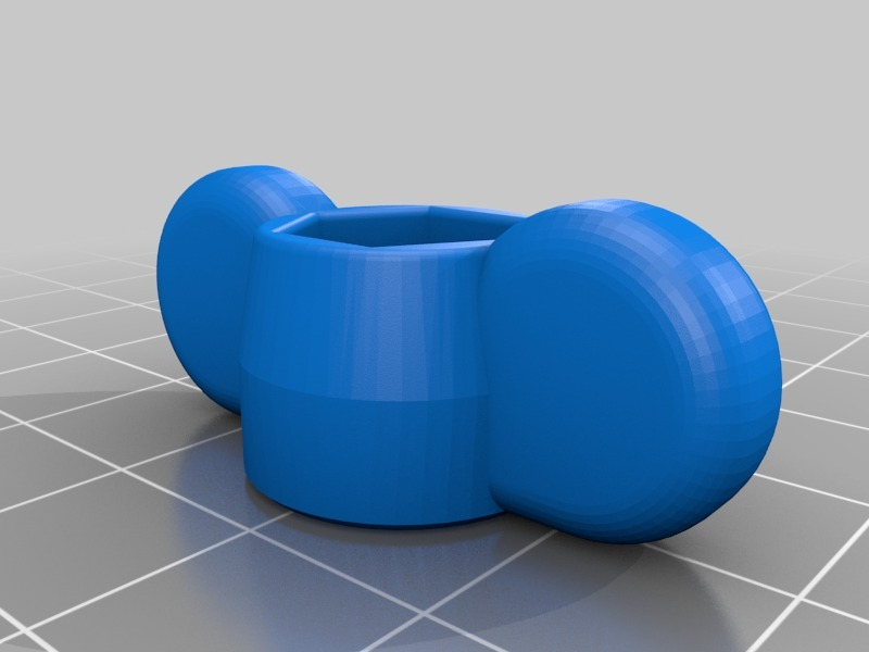 Free STL file Ram Mount (RamMount) short ball holder + key・3D printing ...