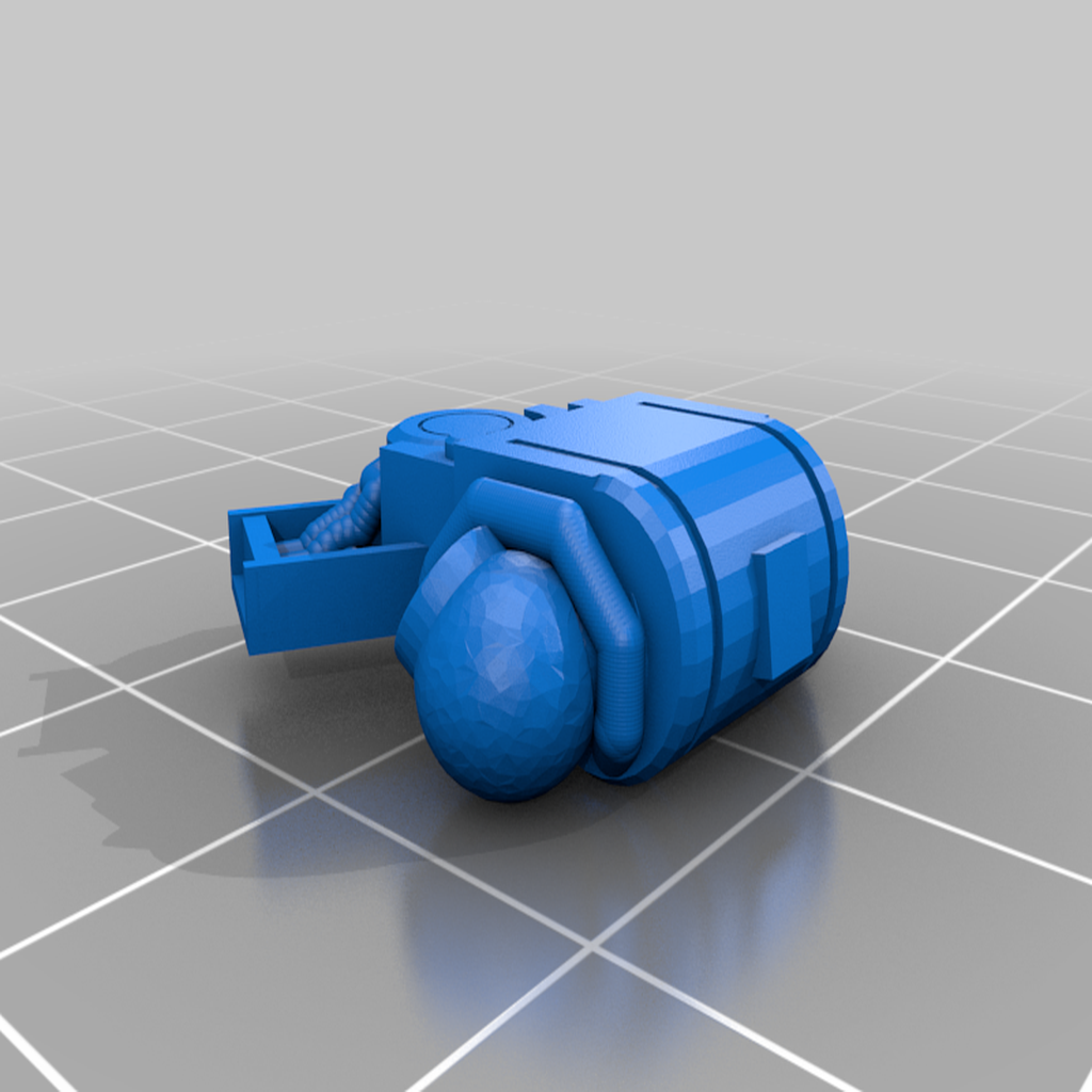 Free STL file Space Jarhead Devastator Multi melta backpack・3D print ...