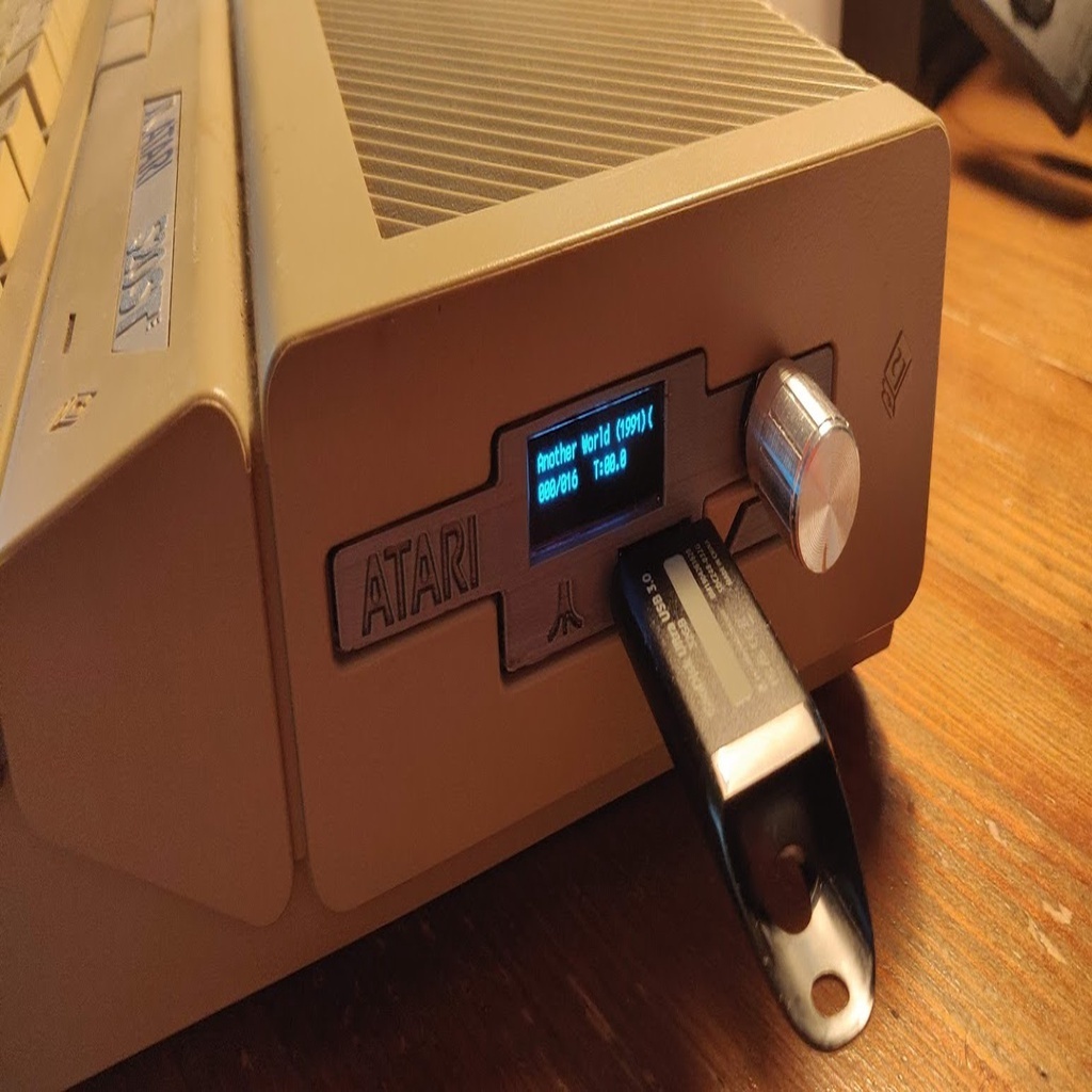 Fichier 3D gratuit Gotek Atari STE avec encodeur rotatif v2.3 💻・Objet pour imprimante 3D à ...