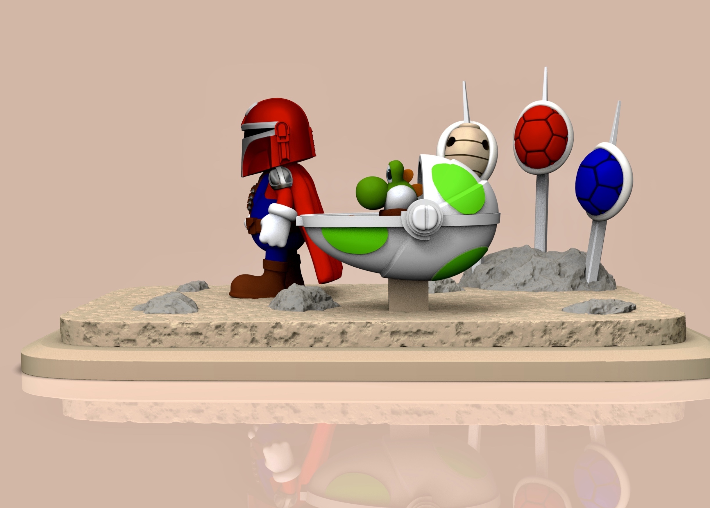 3D file Mariolorian - STL File・3D printer design to download・Cults