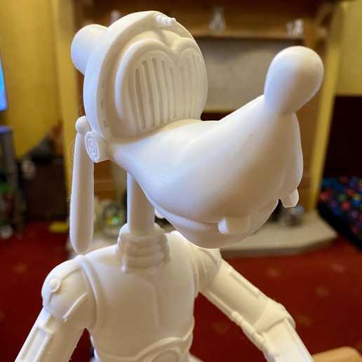 Download 3D printing designs Star Wars Goofy C3PO STL ・ Cults