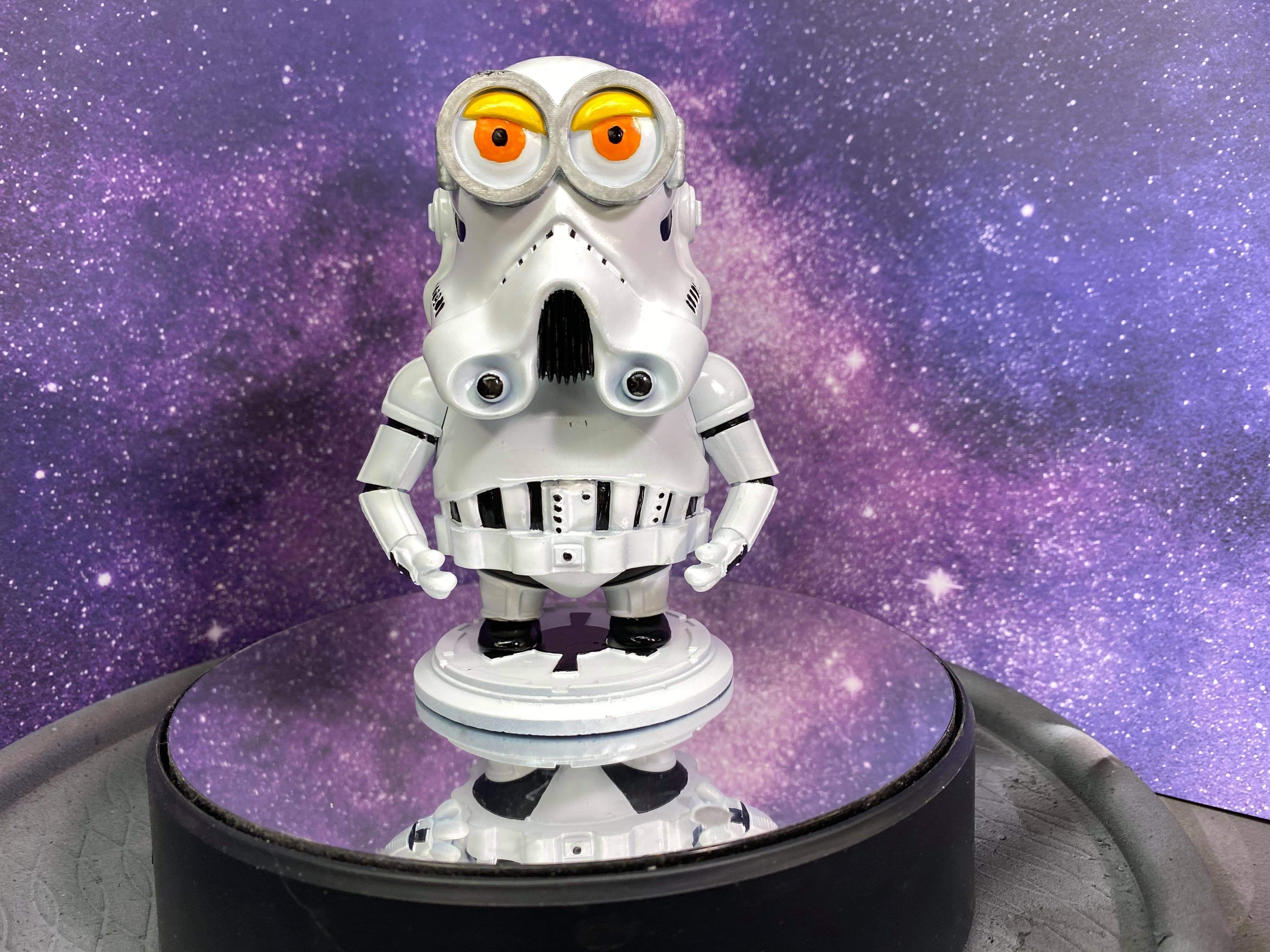 3D file Minion Stormtrooper STL・3D printer design to download・Cults