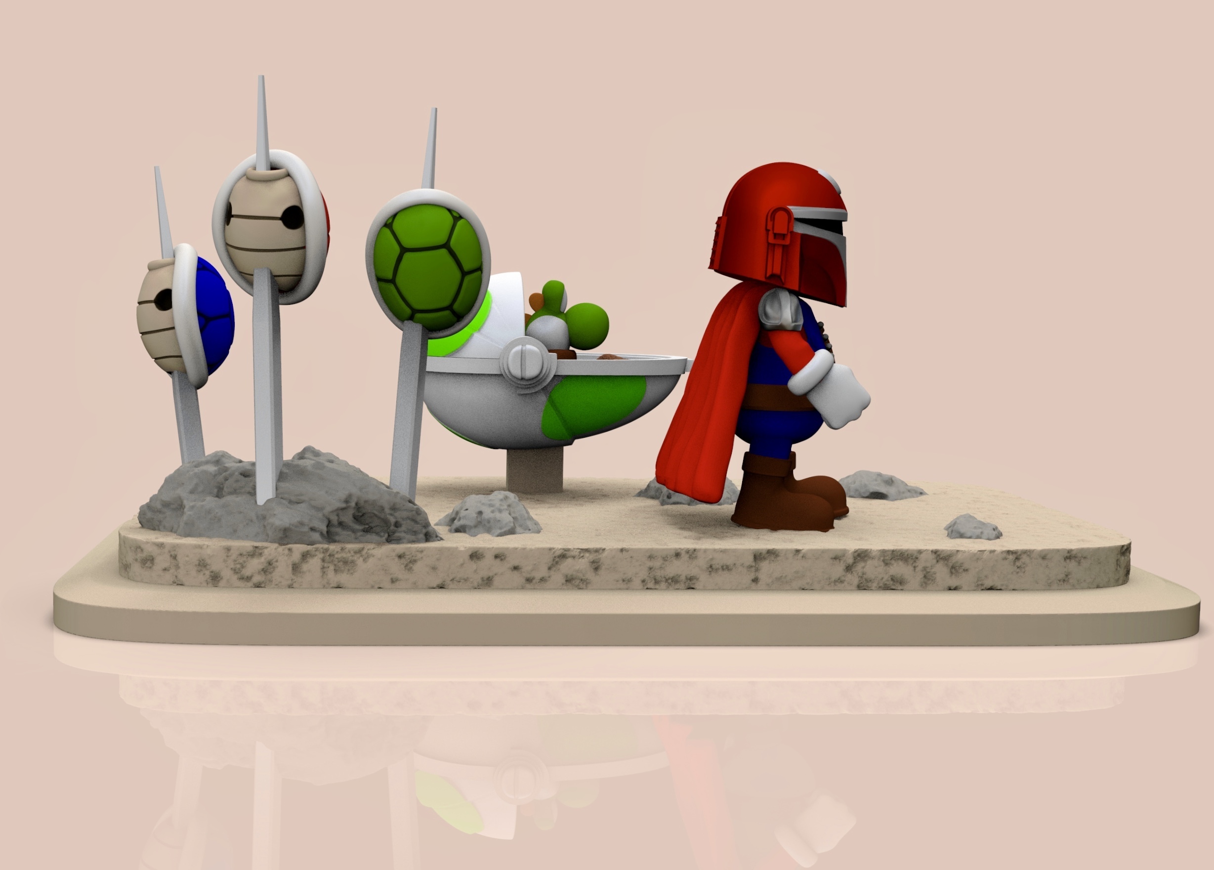 3D file Mariolorian - STL File 📁・3D printer design to download・Cults