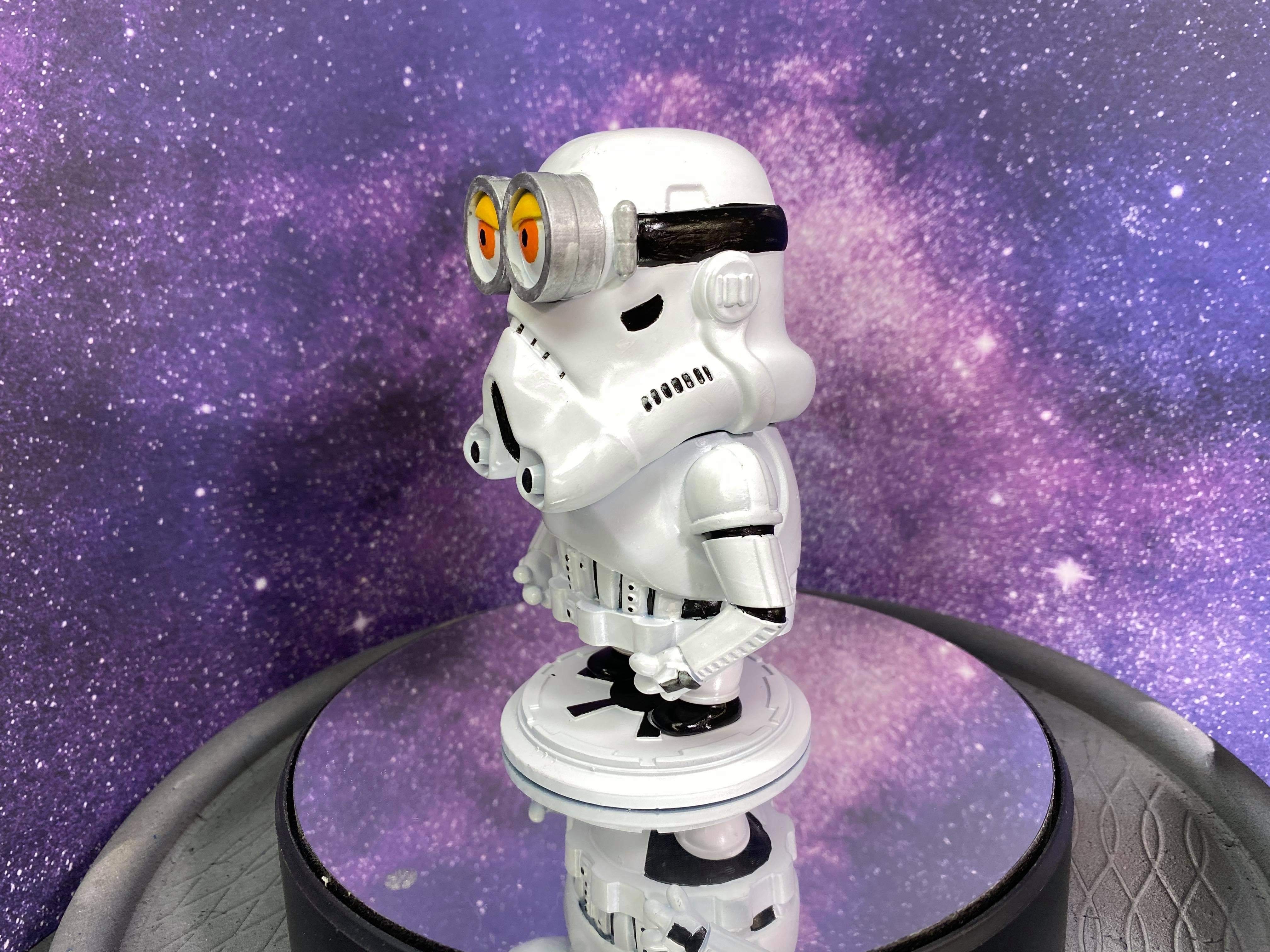 3D file Minion Stormtrooper STL・3D printer design to download・Cults