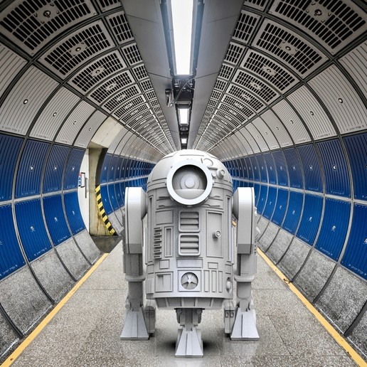 Download STL file Minion R2D2 STL • 3D print object ・ Cults