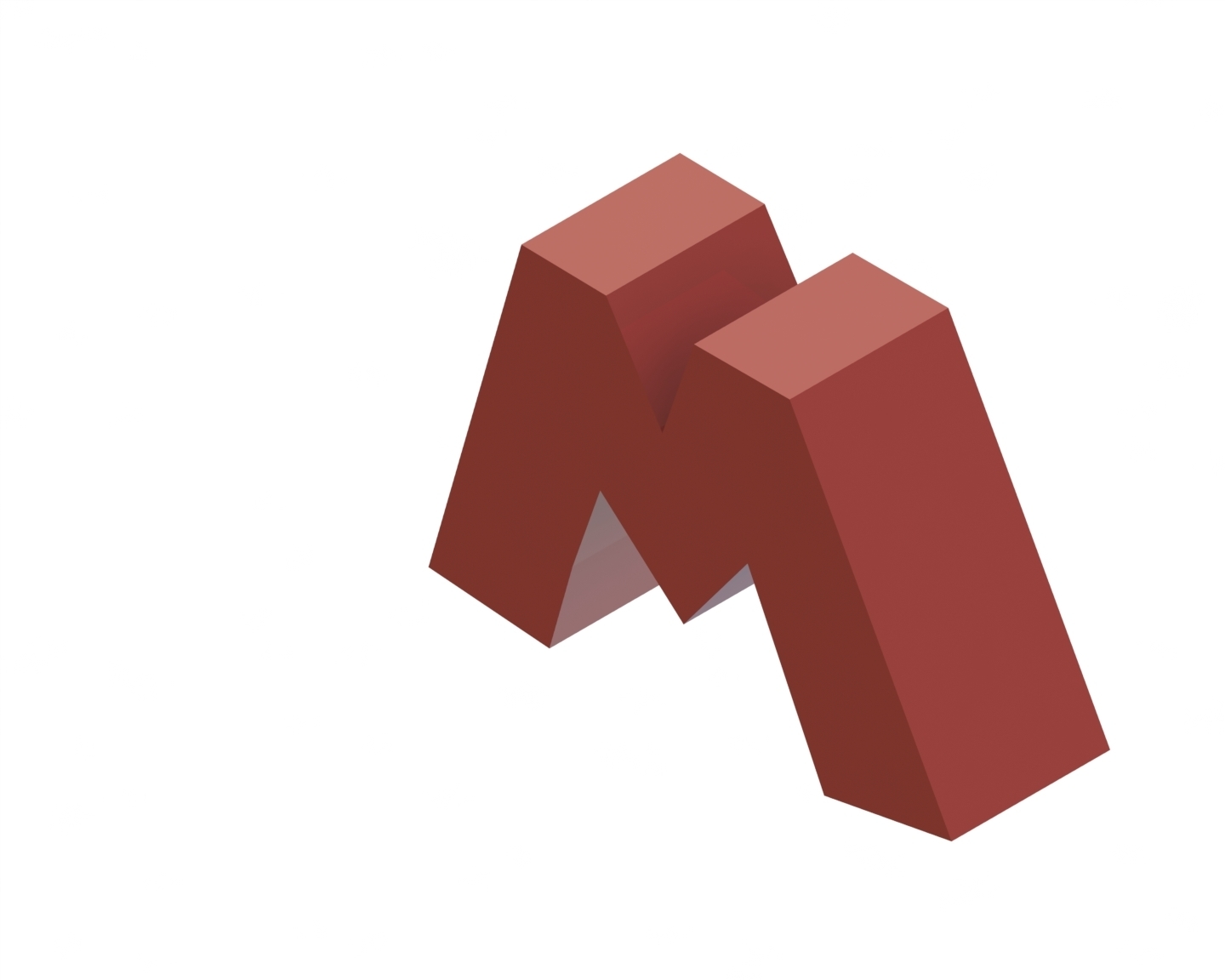 Archivo STL gratis Letra M・Modelo imprimible en 3D para descargar・Cults