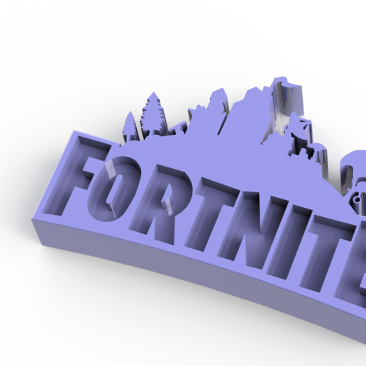 Download 3D printer model FORTNITE Logo ・ Cults