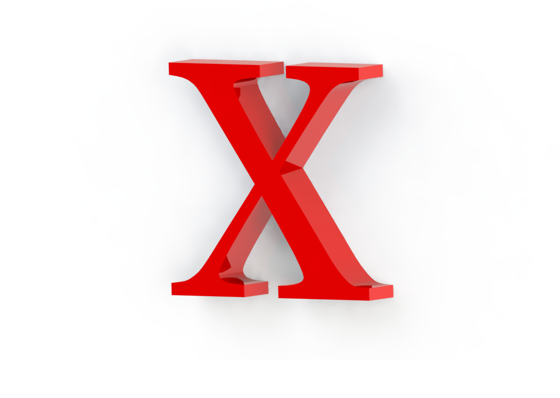 Free STL file Letter X・3D printing template to download・Cults