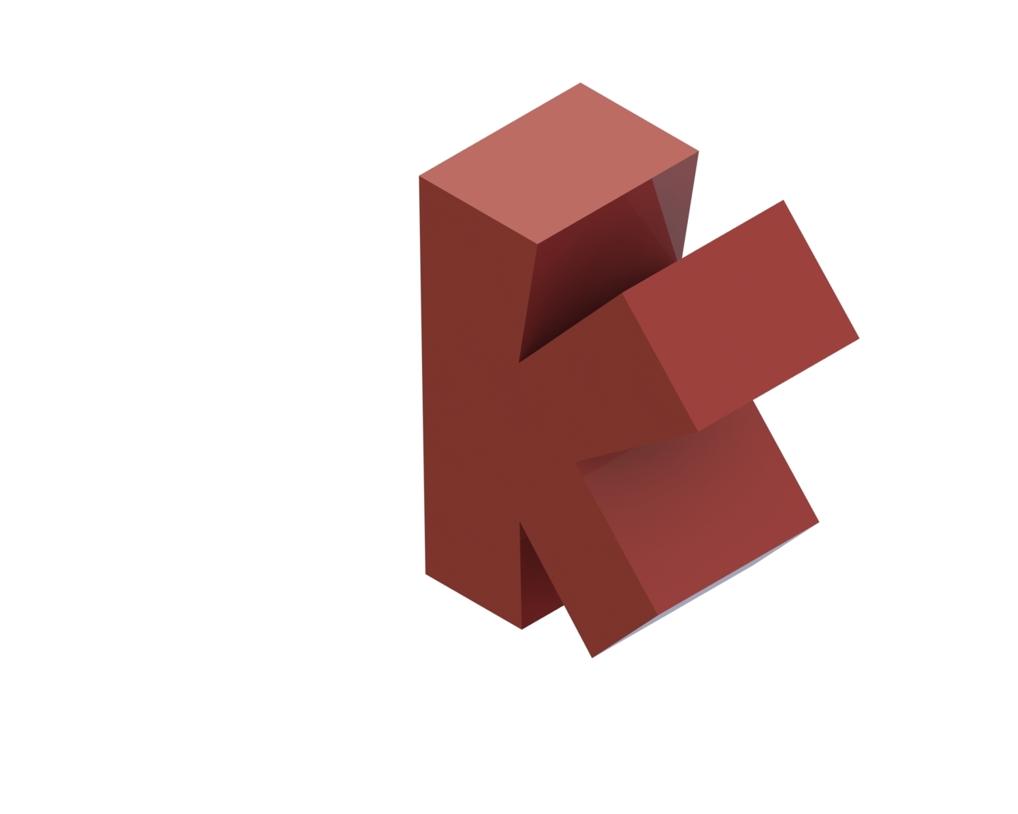 Free STL file Letter K・3D printer model to download・Cults