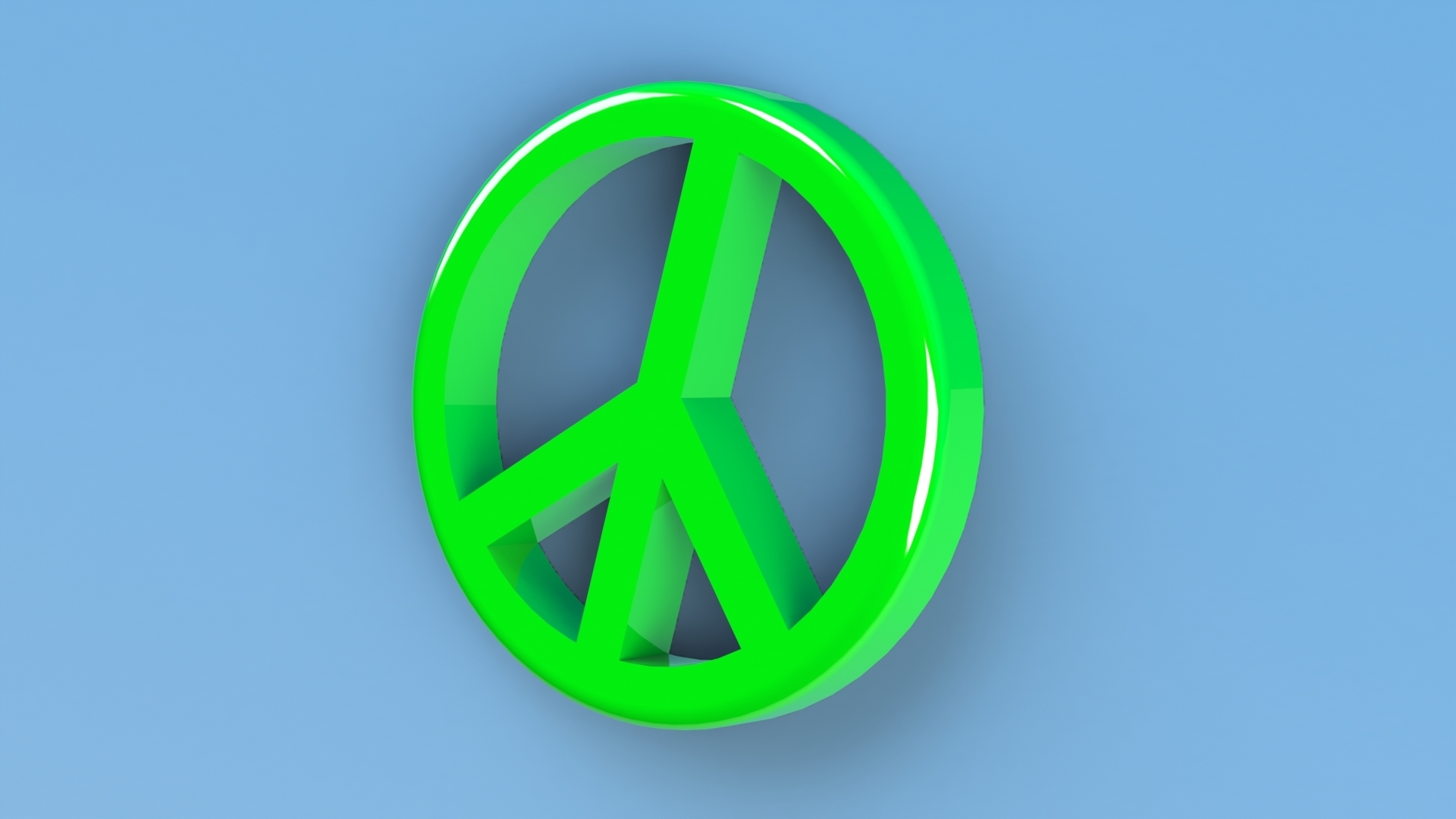 Free STL file Peace symbol・Object to download and to 3D print・Cults
